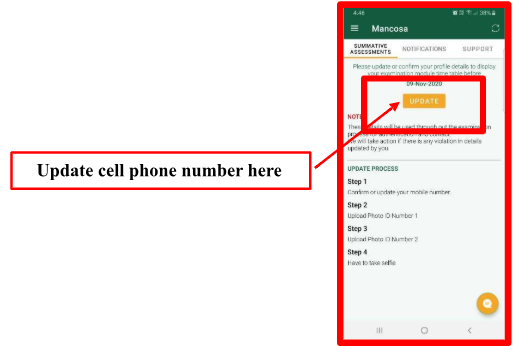 I did not receive the OTP SMS upon request from the app?
